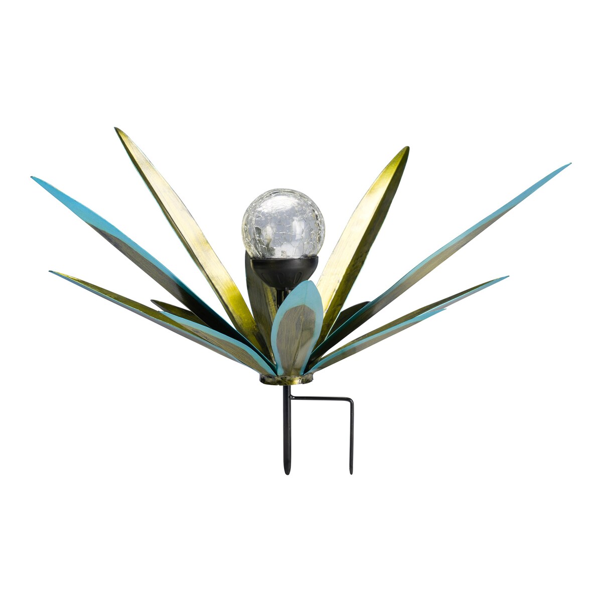 viva domo - Déco solaire «Feuilles» - aquamarin