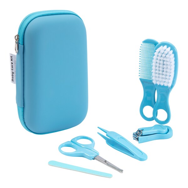 baby-walz - BASICS - 8-tlg. Baby-Pflegeset - hellblau