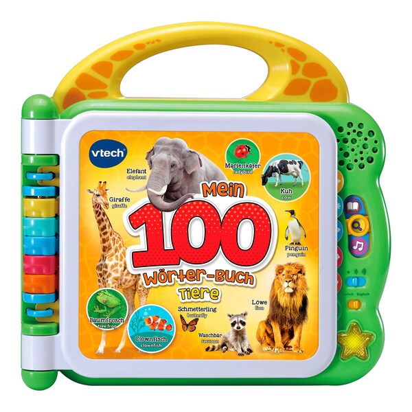 Vtech - VTech Baby - Lernspaß Mein 100-Wörter-Buch - Tiere