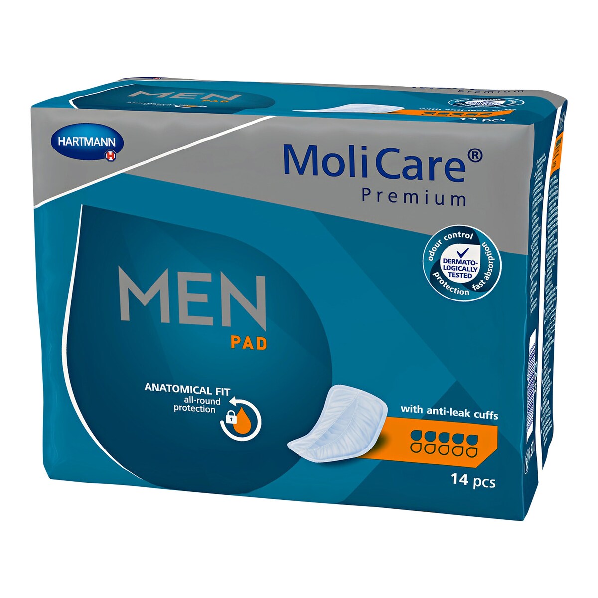 MoliCare - MoliCare Premium MEN PAD, 14 pièces - Absorption 850 ml