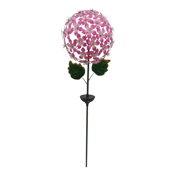 SOLITHIA - Solar-LED-Gartenstecker "Hibiskus"