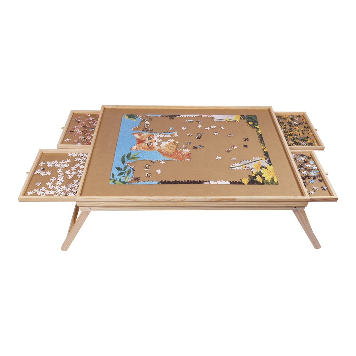 Wunderschone Puzzletisch Mit Schubladen Bilder