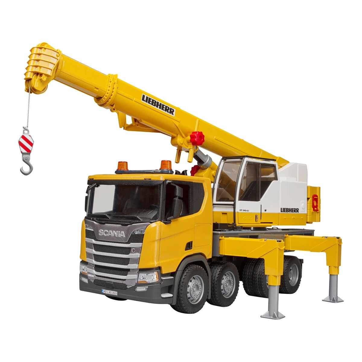 bruder - Kran-LKW Scania Super 560R Liebherr mit Light & Sound | baby-walz