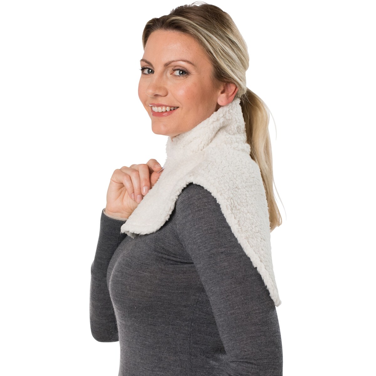 Plastron cou/nuque - blanc