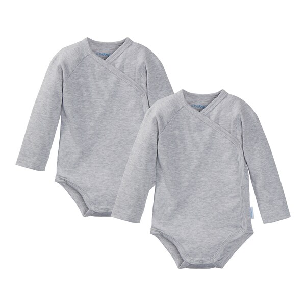 baby-walz - BASICS - 2er-Pack Wickelbodys langarm