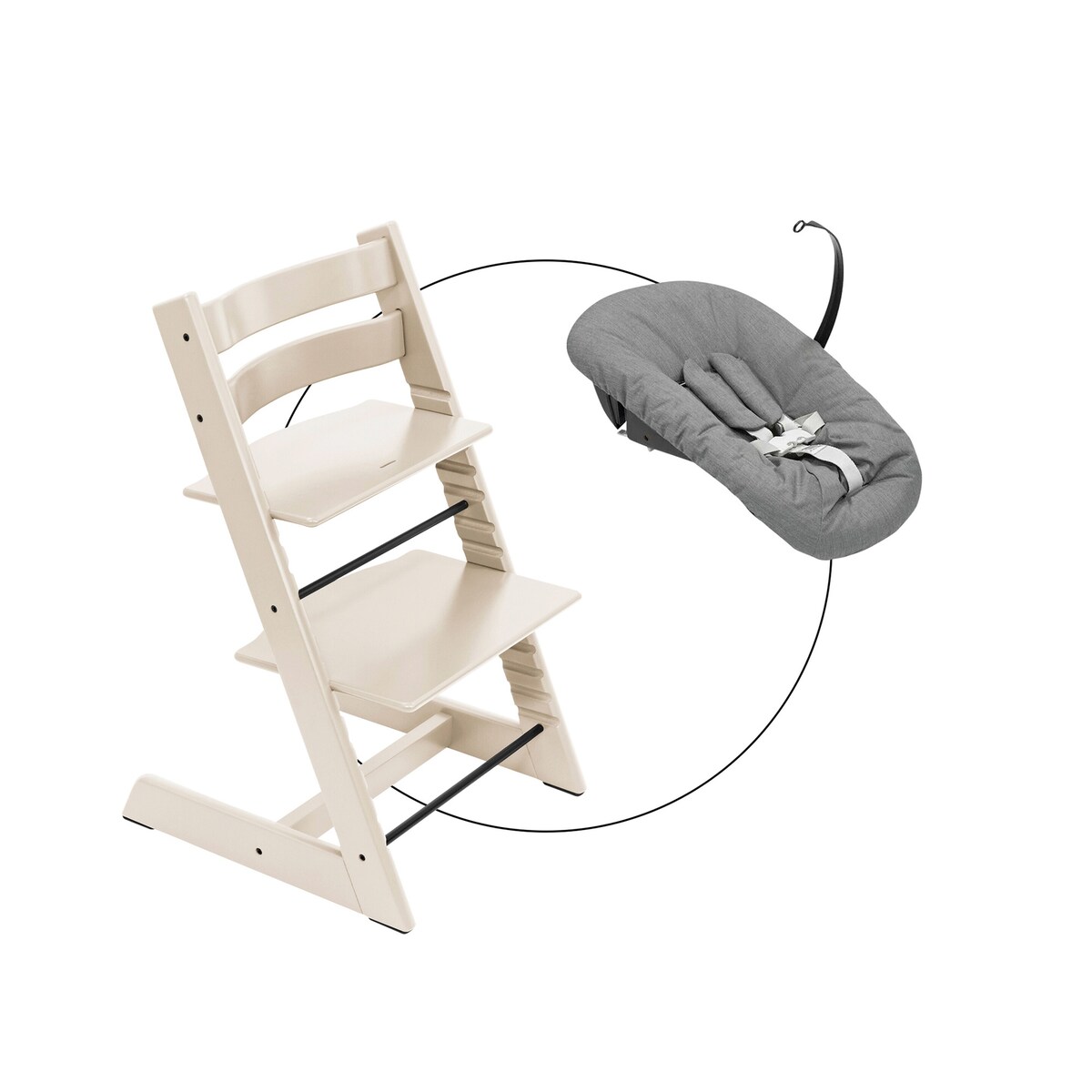 Stokke® - TRIPP TRAPP® - Ensemble complet chaise haute évolutive avec ...