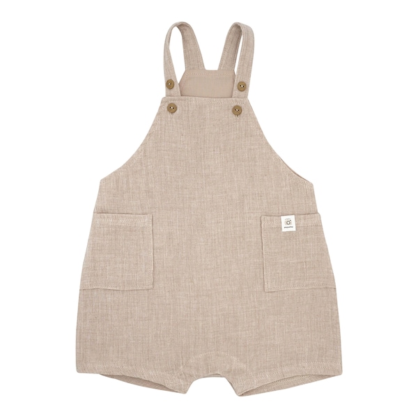 maximo - Musselin-Latzhose - beige