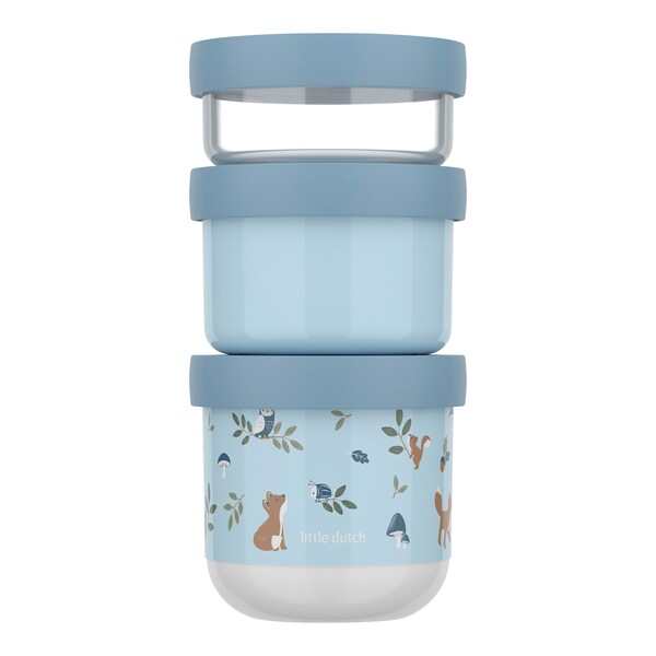 Mepal - Mio - Mepal X Little Dutch 3-tlg. Snackbox - forest friends