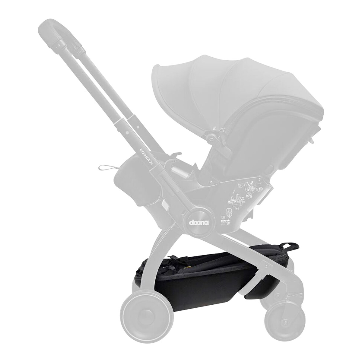 Doona - Pack & Go Basket - schwarz