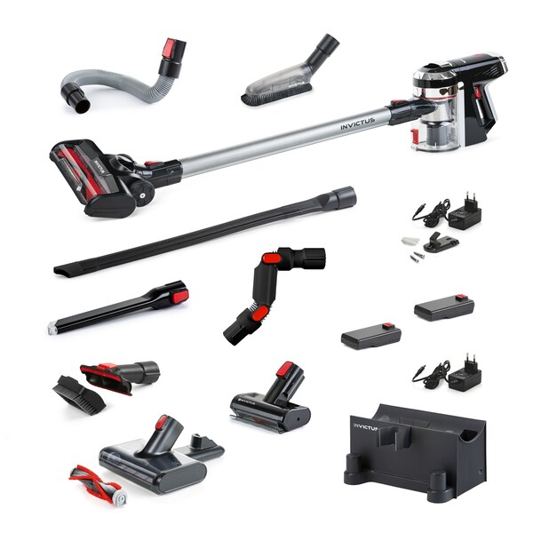 GENIUS - Akku-Staubsauger Invictus X9, 23 teilig