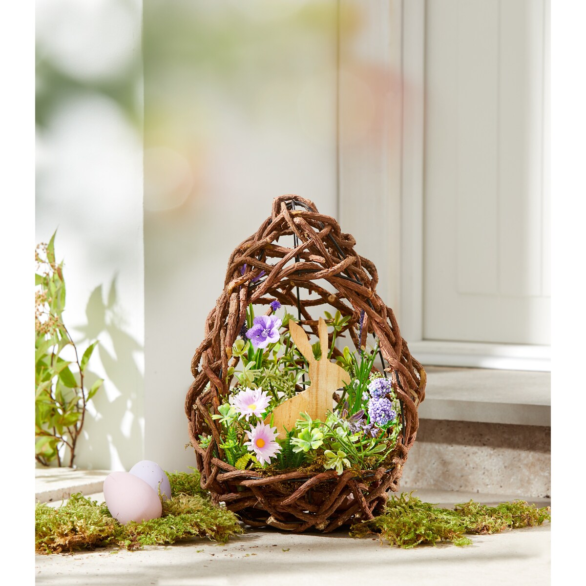 viva domo - Déco de Pâques «Lapin dans l’œuf»