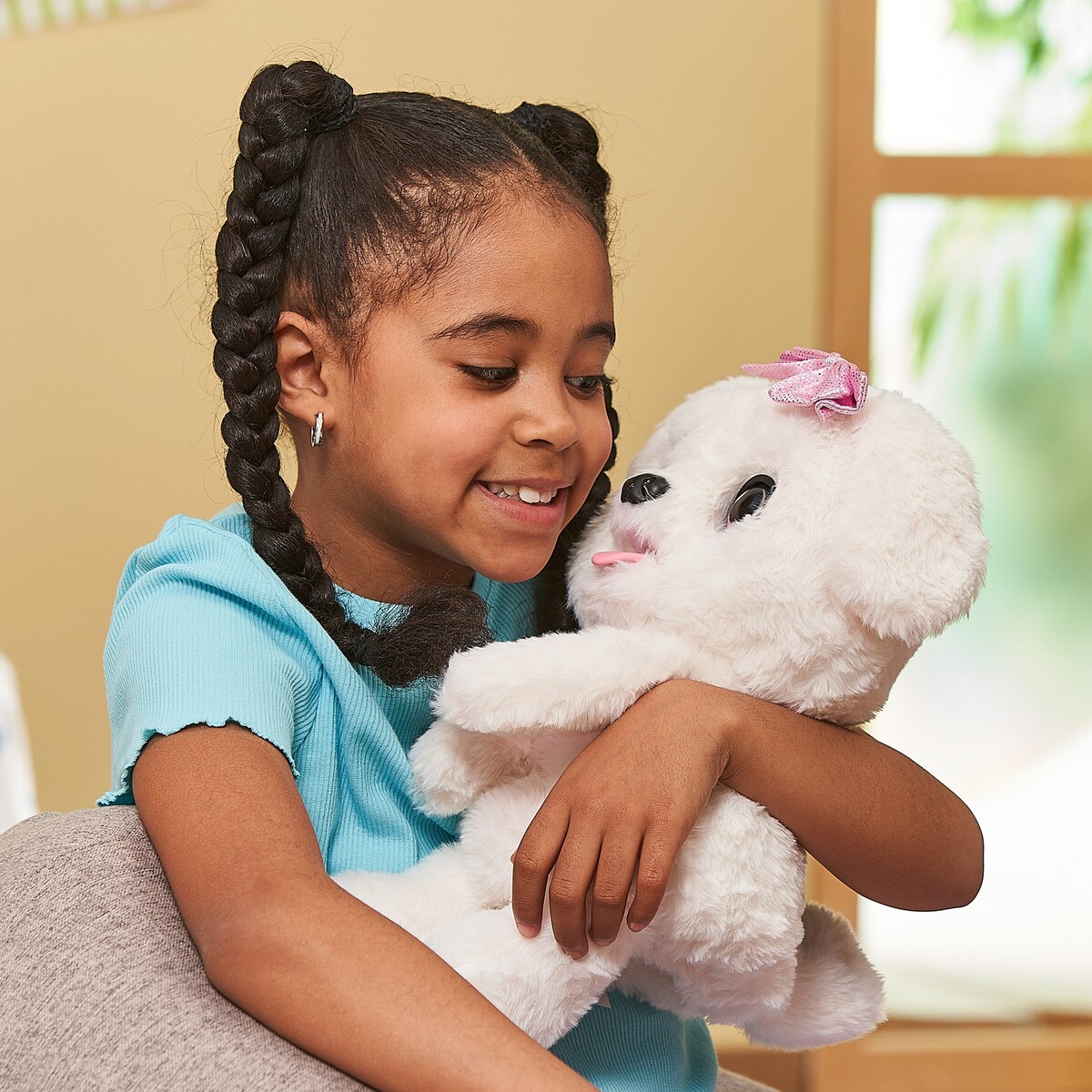 Vtech - KIDITRONICS - Kuscheltier Schlecki, das Kuschel-Hündchen