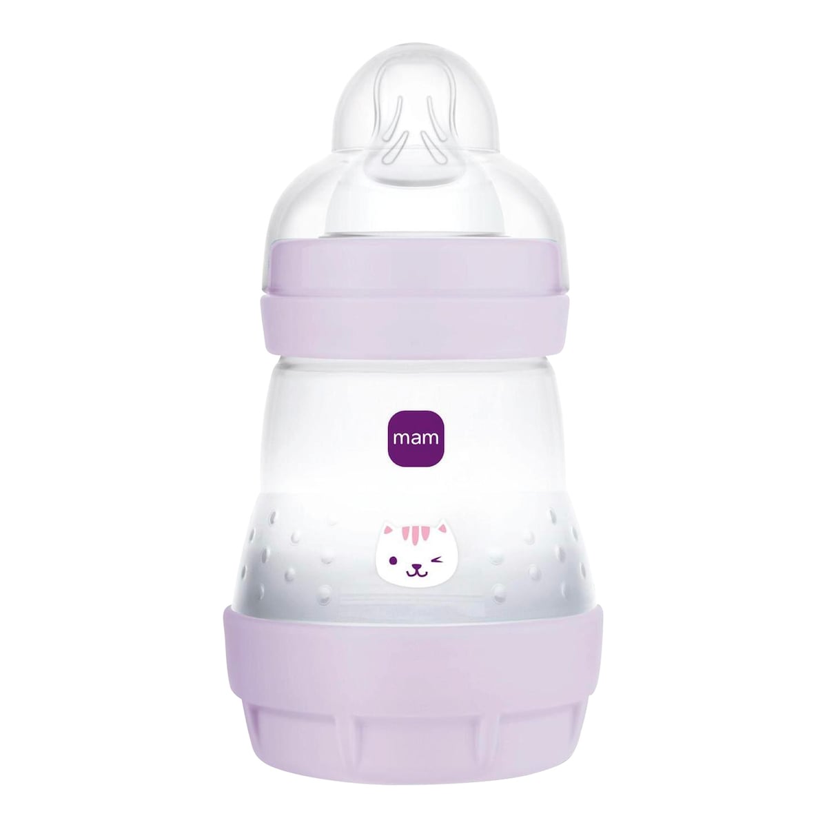 MAM - Babyflasche Easy Start matt, Anti-Kolik, 160 ml, ab 0M - Lila