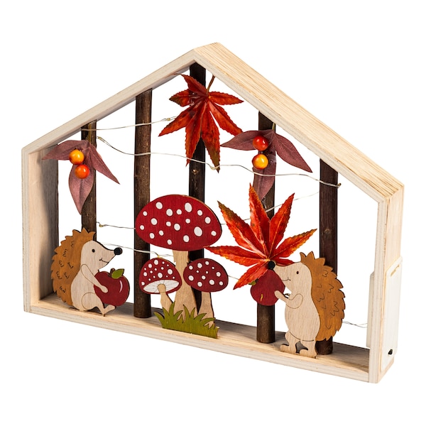 viva domo - Houten led-deco “Egelvriendjes“