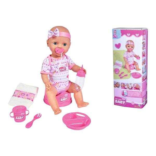 Simba - Puppe New Born Baby rosa 43cm