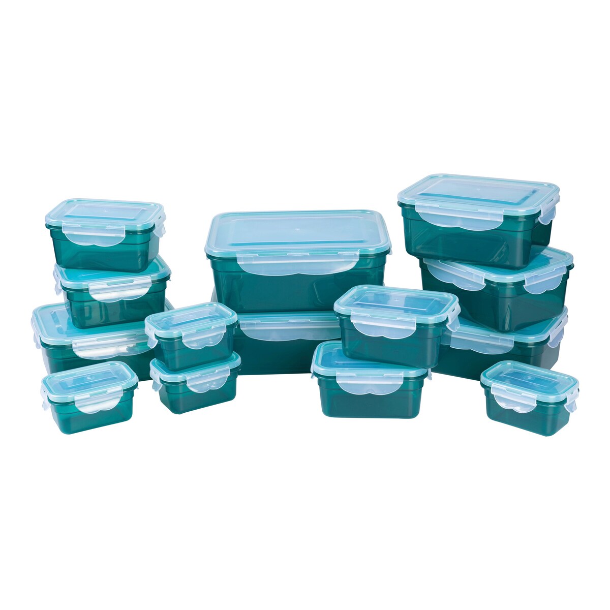 GOURMETmaxx - Lot de boîtes de conservation «Klick-it», 28 pièces