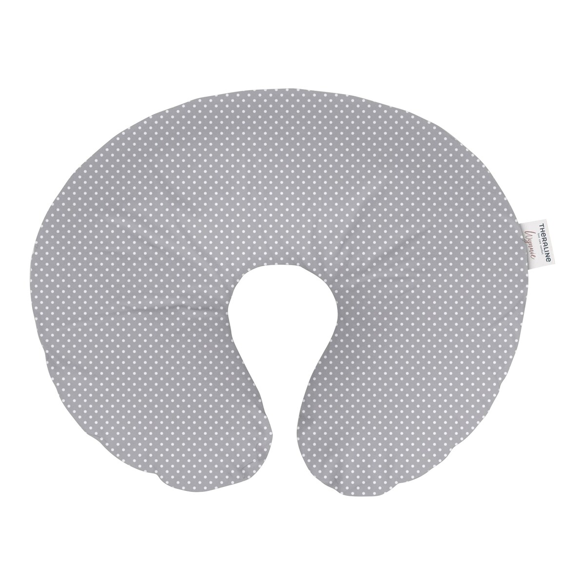 Theraline - Coussin d'allaitement Wynnie - pois gris