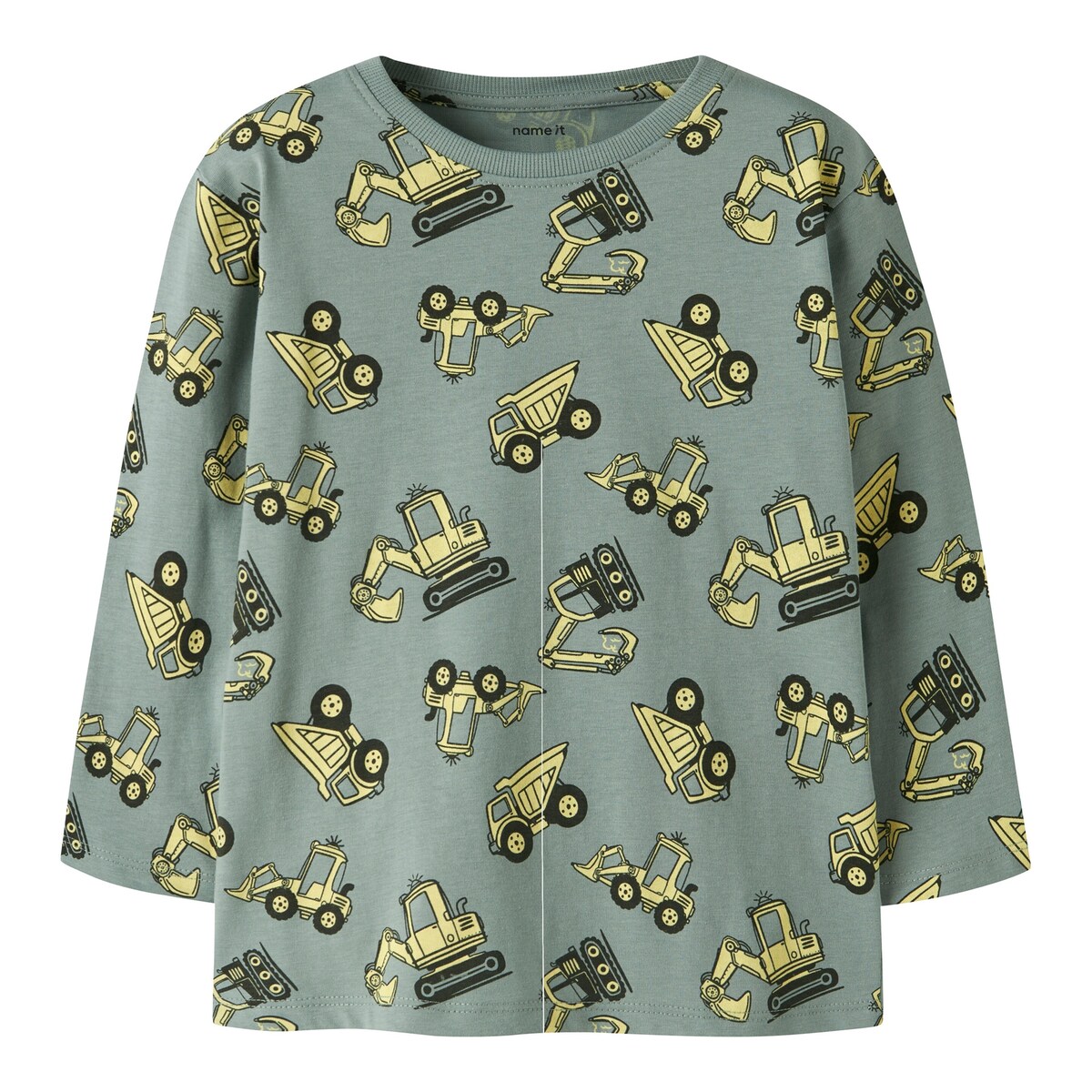 NAME IT - Shirt langarm Bagger - salbei