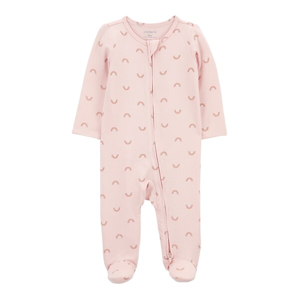 Carter's - Overall mit Fuß Regenbogen - rosa