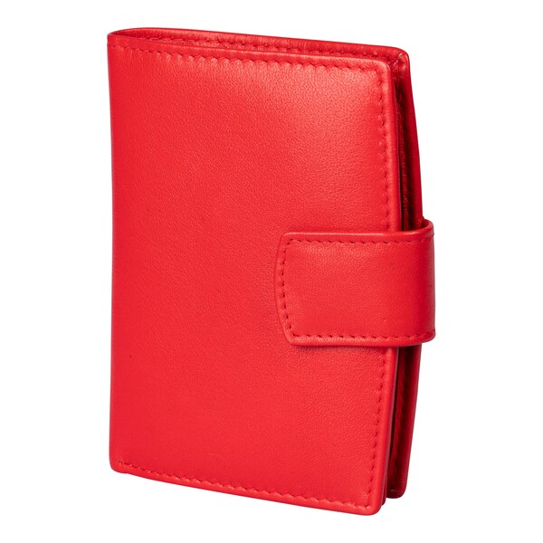 Leren portemonne “Barbara” - rood