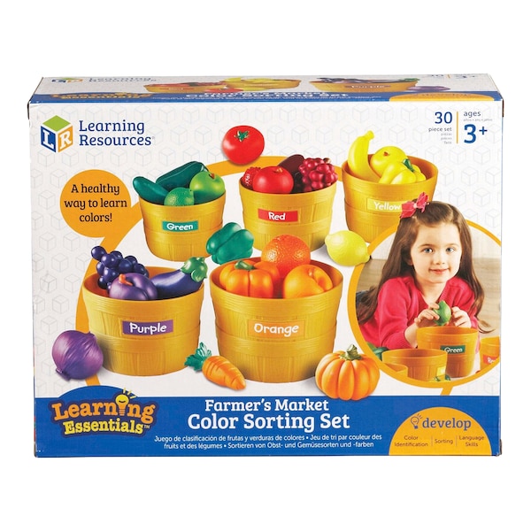 Learning Resources - Sortierset Obst & Gemüse - Farben und Sortieren lernen