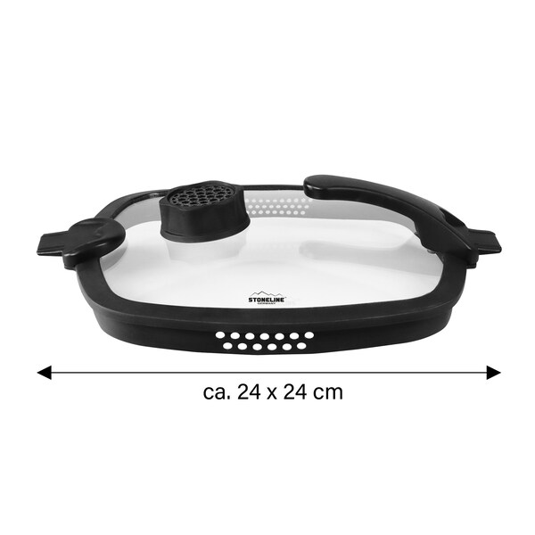 STONELINE - STONELINE SMELL WELL FUTURE Glasdeckel Eckig 24 cm mit ...