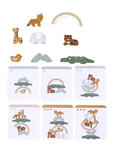 Vertbaudet - Balancierspiel TANSANIA aus Holz FSC® für Kinder - braun